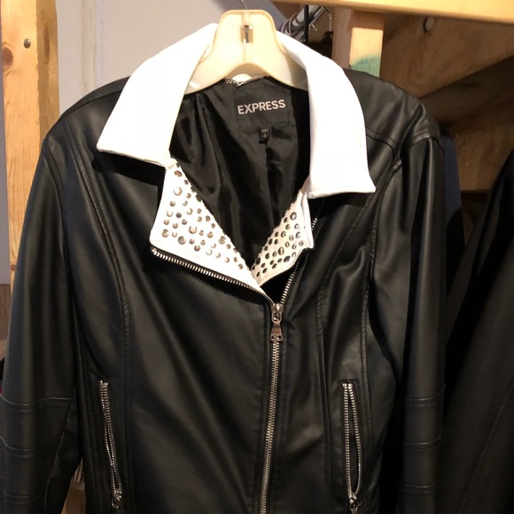 Express | Jackets & Coats | Beautiful Express Leather Jacket | Poshmark